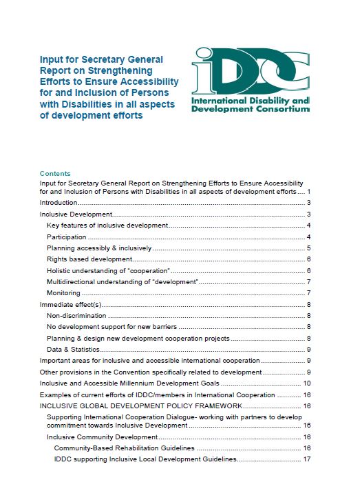 Strengthening Efforts to Ensure Accessibility for and Inclusion of ...
